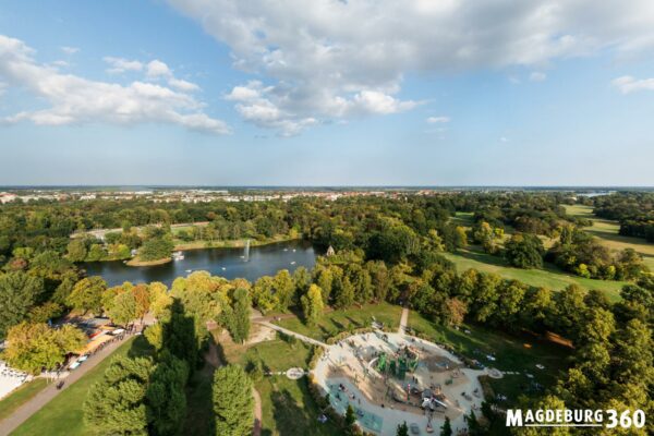 Rotehornpark Magdeburg | Stadtpark Rotehorn | Ottopix.de