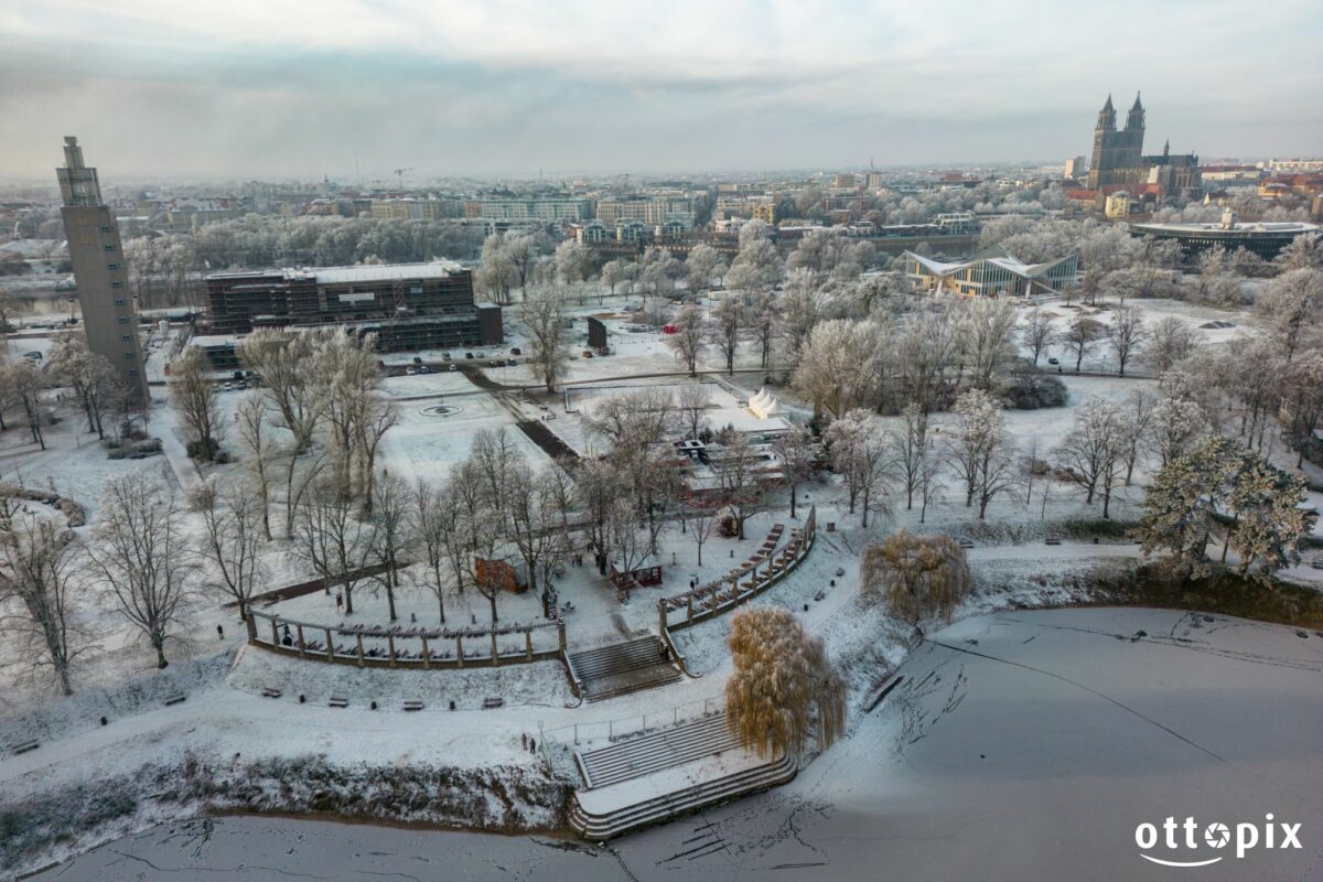 Rotehornpark Magdeburg | Stadtpark Rotehorn | Ottopix.de